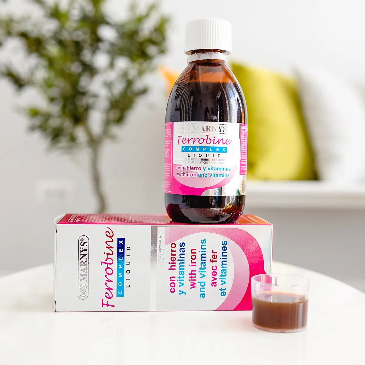 Ferrobine – Complex lichid cu Fier + 12 Vitamine pentru prevenirea si ...